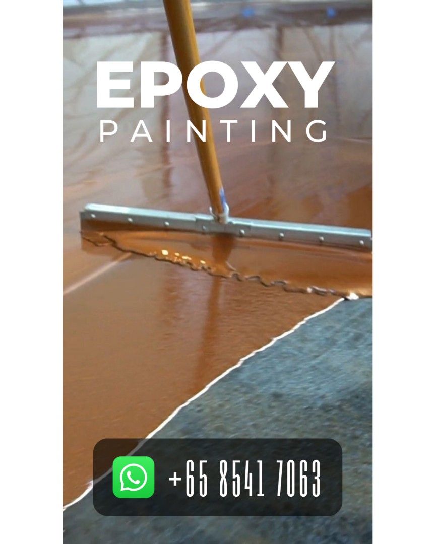 Floor and wall epoxy painting/tiles painting/epoxy flooring/epoxy paint ...