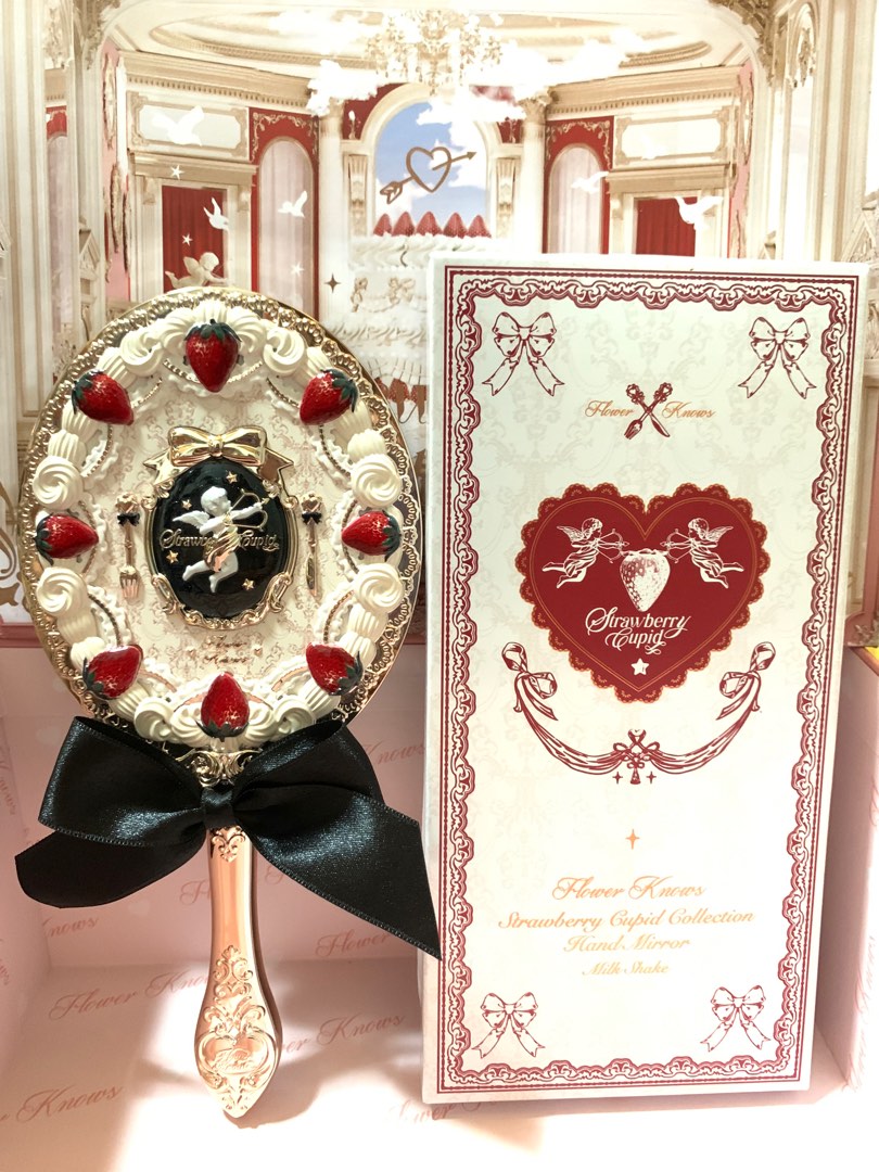 Flower Knows Strawberry Cupid Hand Mirror Milkshake, Furniture & Home ...