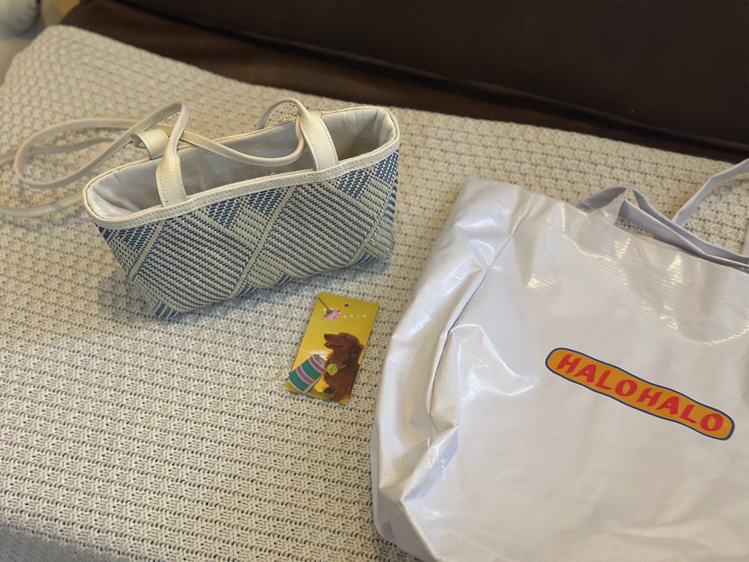 Halo Halo Bag - Mini Trabaho with tote bag, Women's Fashion, Bags ...