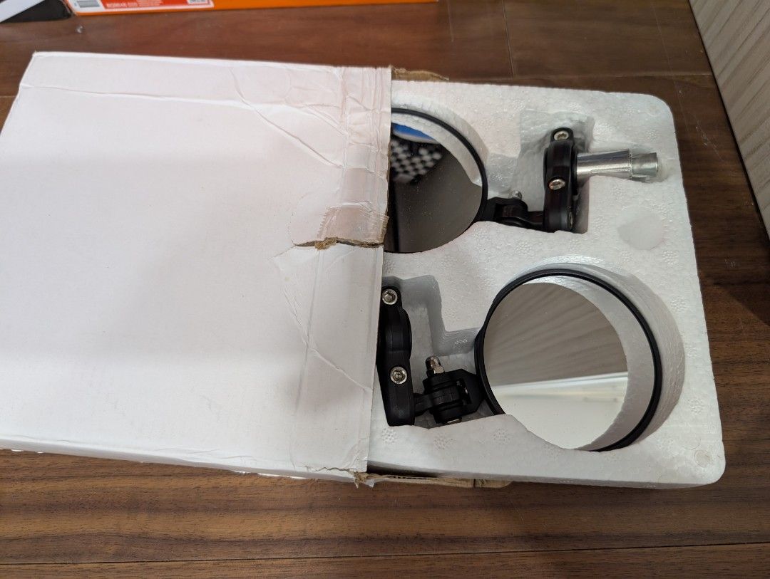 Handle Bar Side Mirror Universal [New Complete Set], Motorbikes on ...