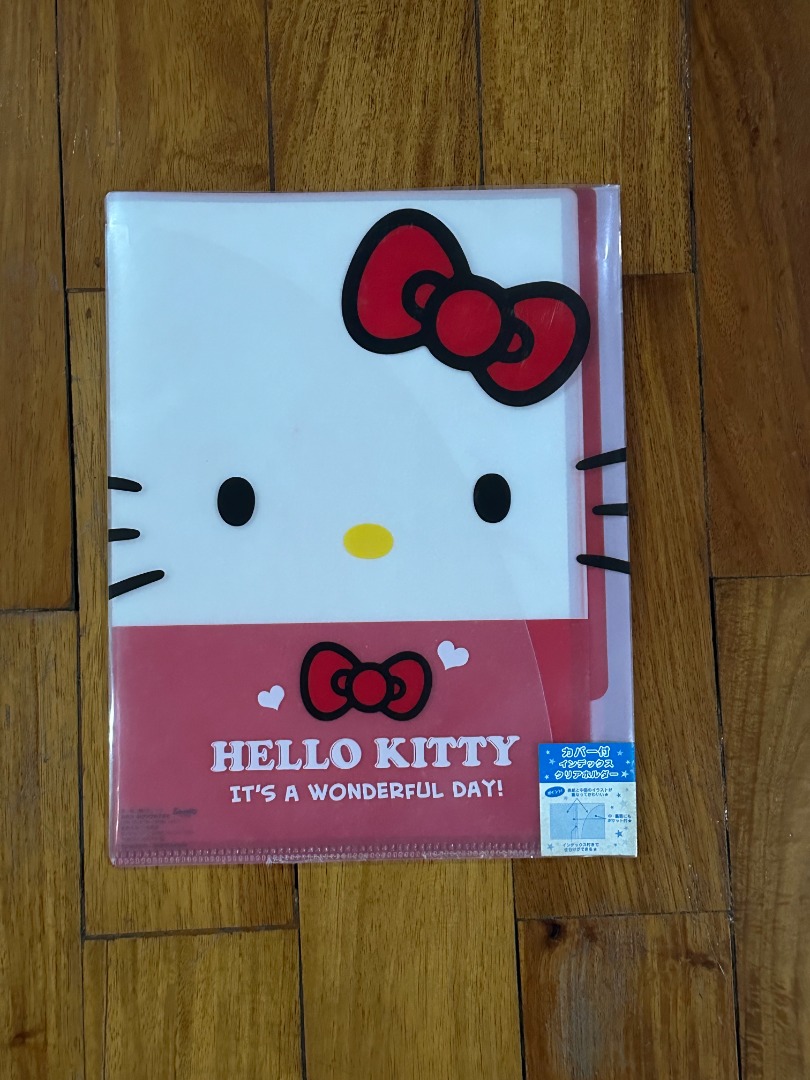 Hello Kitty File Folder, Hobbies & Toys, Stationary & Craft, Stationery ...