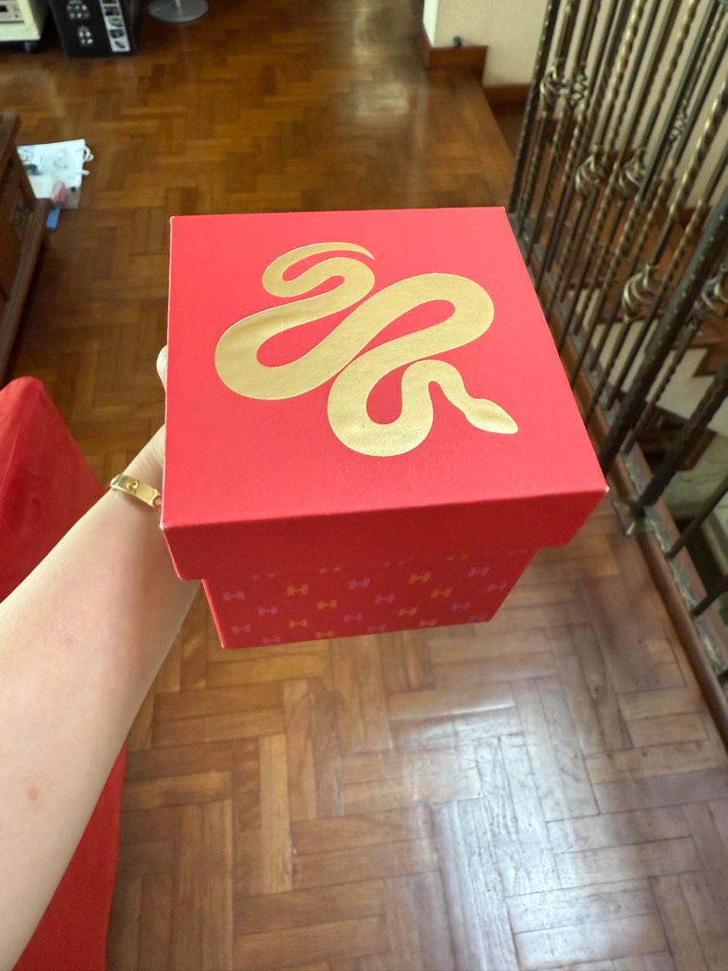 Hermes snake year gift box, Furniture & Home Living, Home Improvement ...