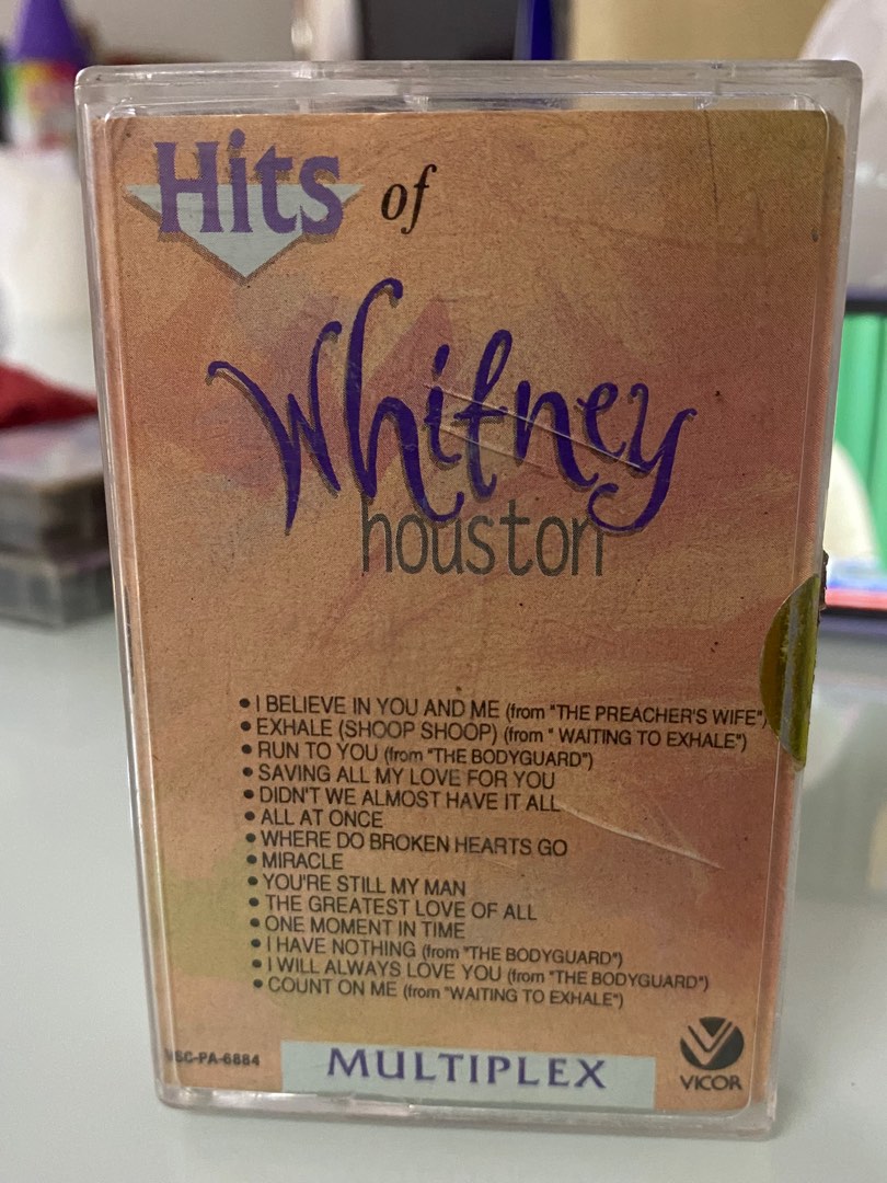 Hits of WHITNEY HOUSTON MULTIPLEX - Philippines Original Music Album ...