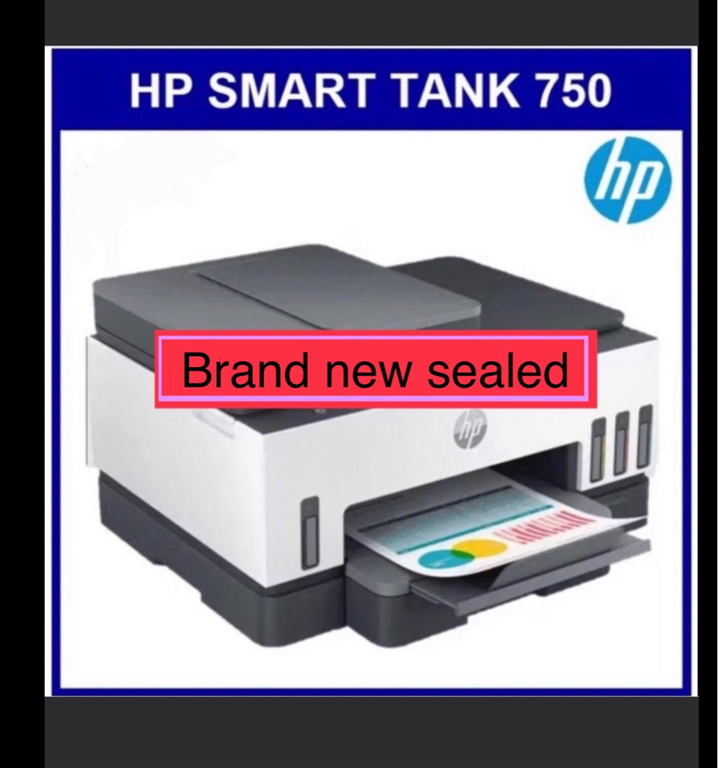 Hp smart tank 750 printer, Computers & Tech, Printers, Scanners ...