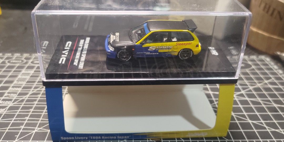 INNO64 Honda Civic EF9 Spoon tuned by Toda Racing, Hobbies & Toys, Toys ...