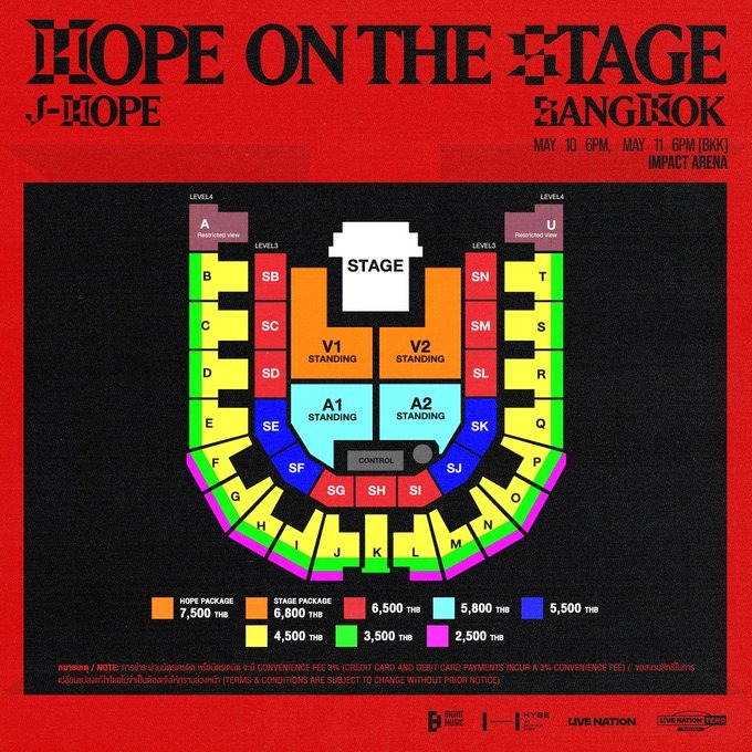 J HOPE TOUR [HOPE ON STAGE] CONCERT IN BANGKOK THAILAND, Lifestyle ...
