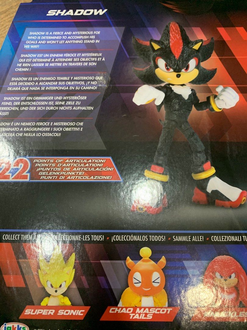 Jakks Pacific Wave 2 Shadow the hedgehog Sonic 3, Hobbies & Toys, Toys ...