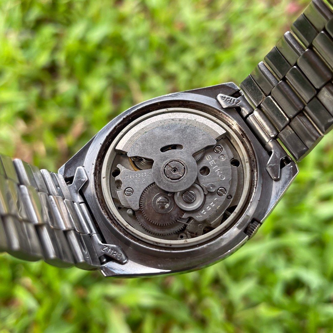 Jam tangan vintage Seiko 5 Automatic 7009a japan fashion pria jadul kuno antik wanita, Fesyen ...