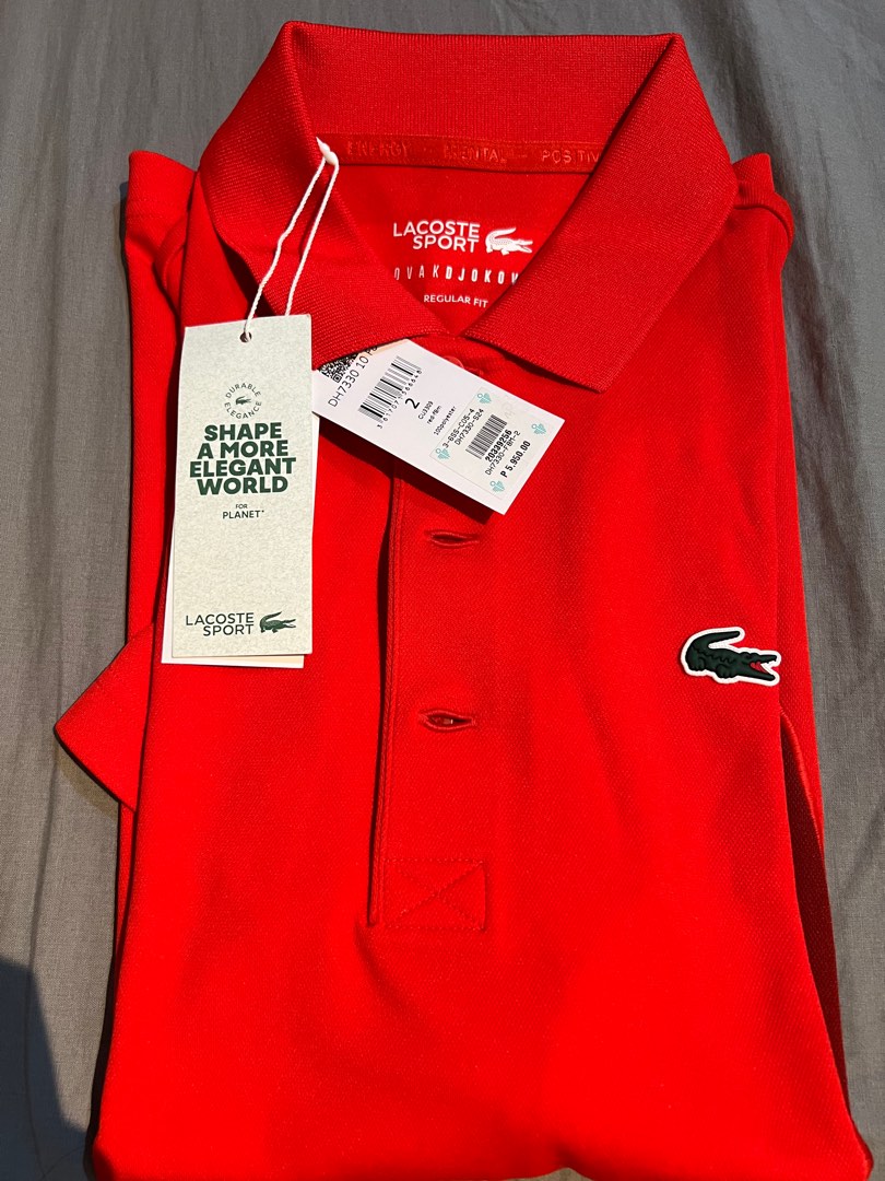 Lacoste Djokovik Dri-fit Polo Shirt, Men's Fashion, Tops & Sets, Tshirts & Polo Shirts on Carousell
