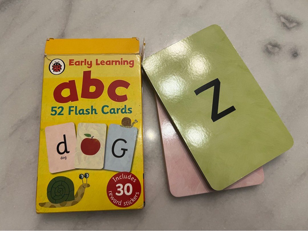 LADYBIRD 52 Flash Cards ABC, Hobbies & Toys, Books & Magazines, Children's Books on Carousell