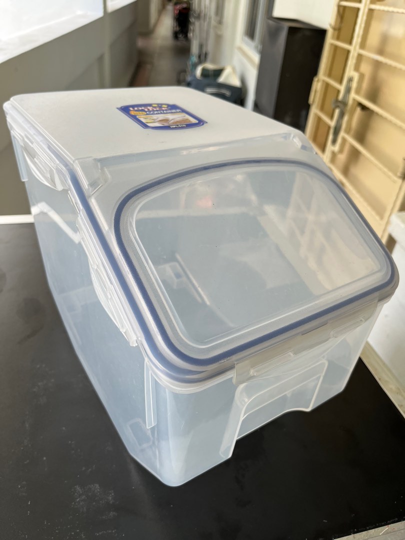 Lock & Lock rice/grain container, Furniture & Home Living, Home ...