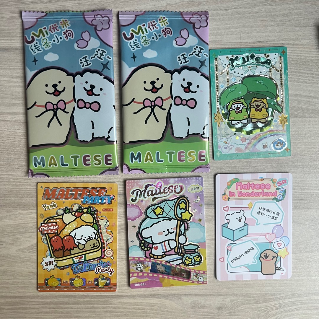 MALTESE - Umi set ( 2 sealed pack + 4 cards), Hobbies & Toys, Toys ...