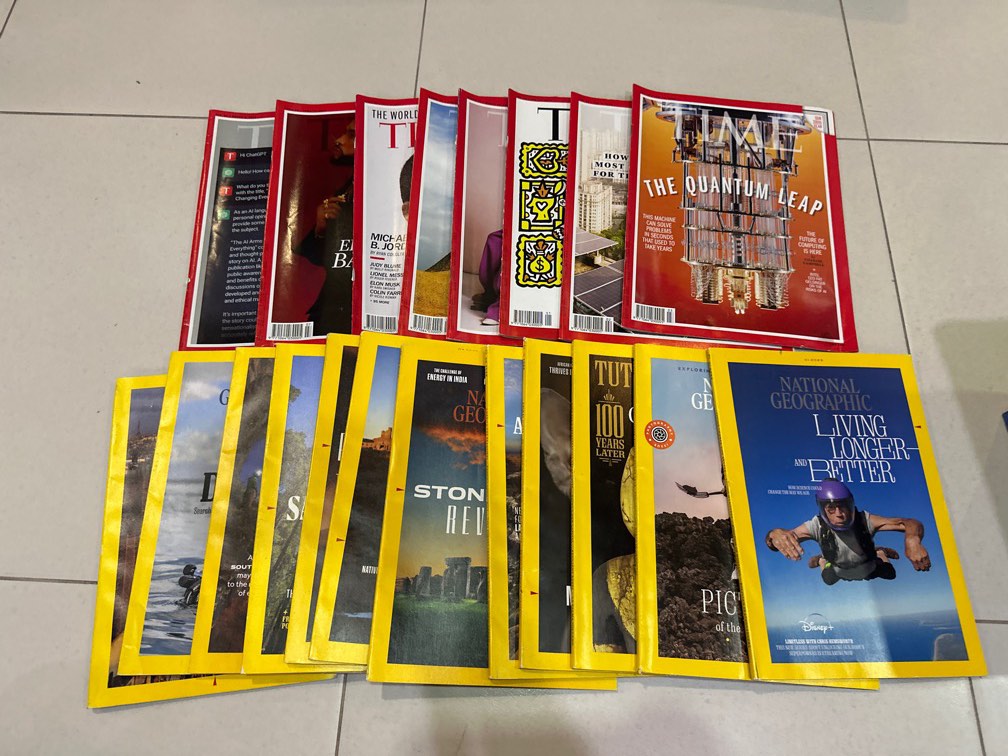 National Geographic & Time Magazine (20 F $20), Hobbies & Toys, Books ...