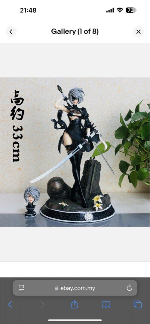 NieR:Automata Yorha 2B Action Figure Statue Model Ornament Collection ...