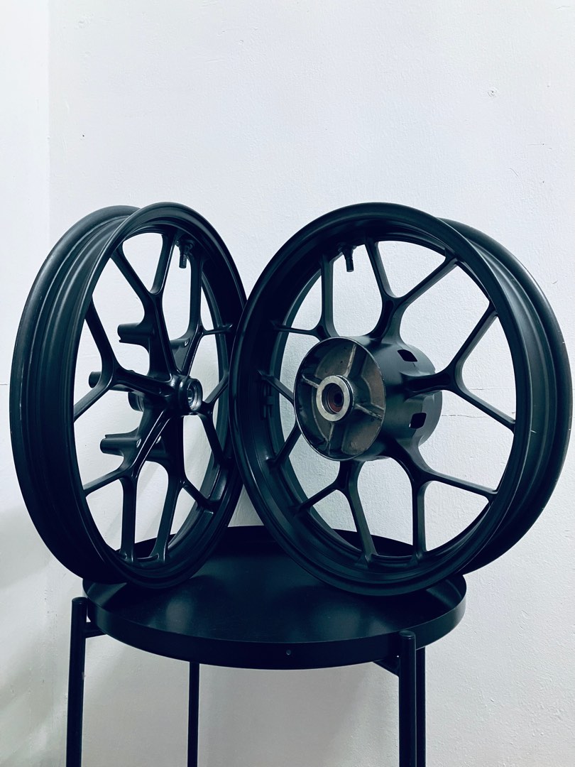 Original Sport Rim RS150 Gloss Black, Motorbikes on Carousell