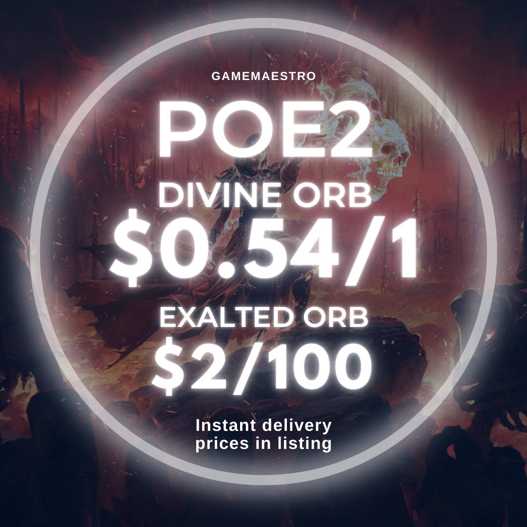 Path of exile 2/ POE 2 Divine Orb ($0.54/1) Exalted Orb ($2/100) for ...