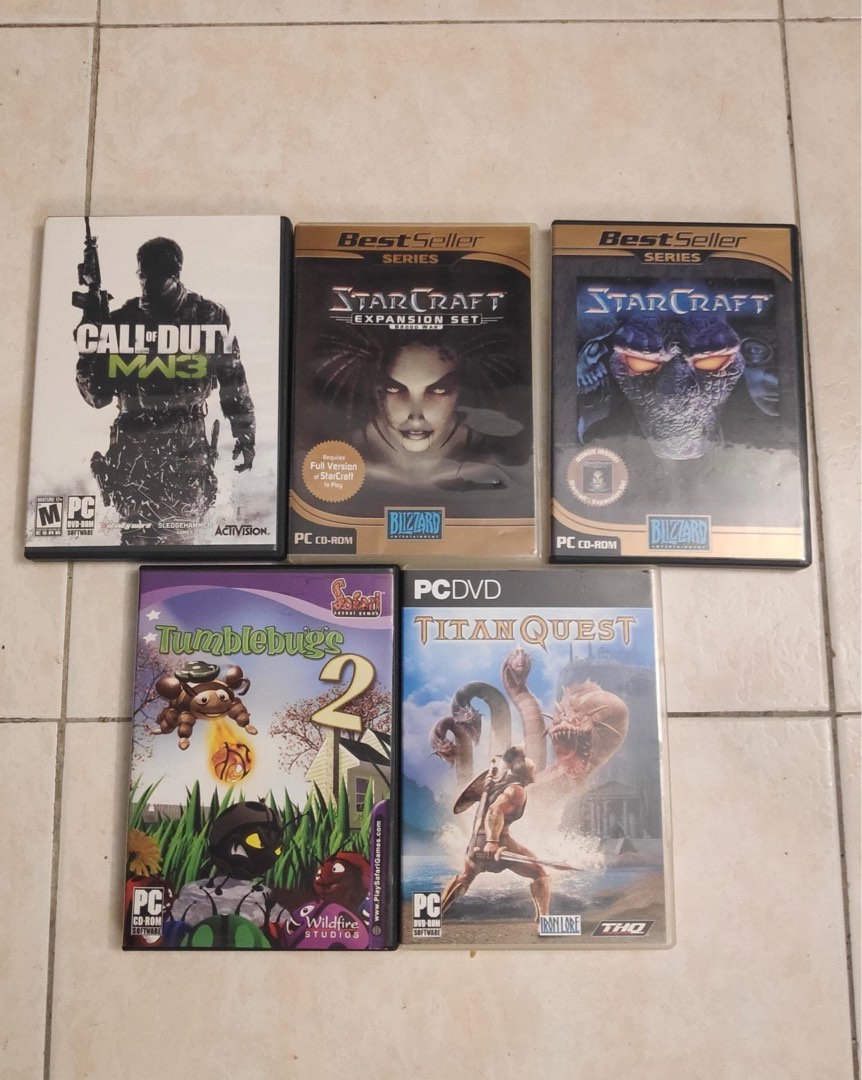 Pc cd games, Video Gaming, Video Games, Others on Carousell