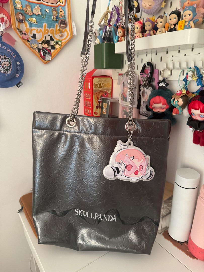 Pop Mart Skullpanda The Sound - Tote Bag, Women's Fashion, Bags ...