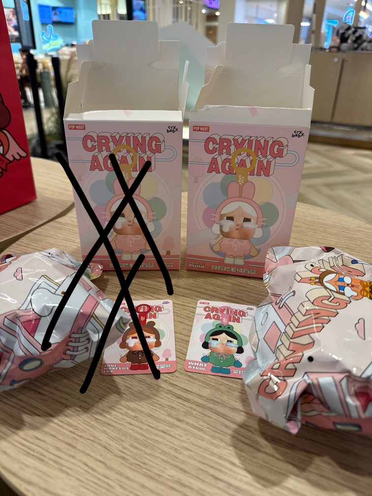 POPMART CRYING AGAIN (Frog Only), Hobbies & Toys, Toys & Games on Carousell