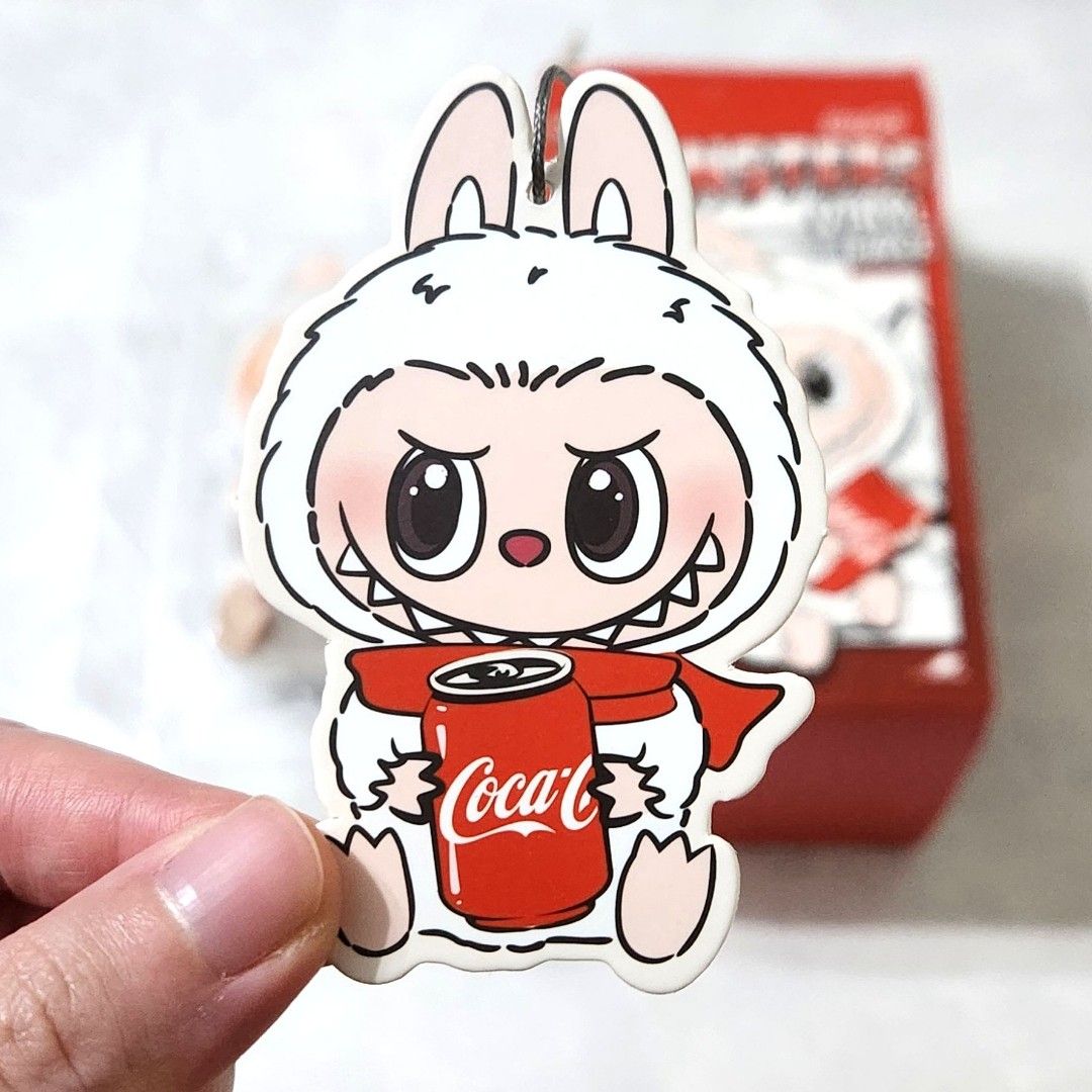 Popmart The Monsters Labubu Coca-Cola Coke Vinyl Face Plush Doll ...