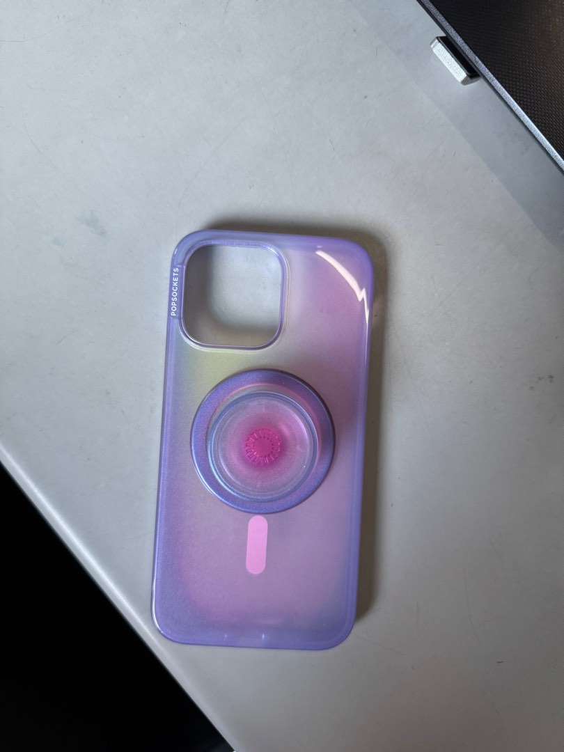 PopSockets PopCase MagSafe Aura for IPHONE 15 PRO MAX, Mobile Phones & Gadgets, Mobile & Gadget ...