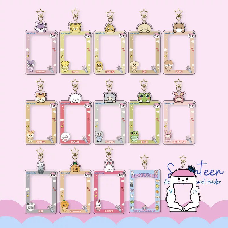 [PRE-ORDER] Seventeen Miniteen photocard holder, pc holder, fan made ...