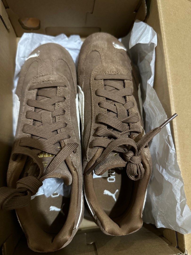 Puma speedcat brown, Women's Fashion, Footwear, Sneakers on Carousell