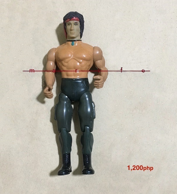 RAMBO john Rambo sylvester stallone The Force of Freedom, Vintage 1985/ ...