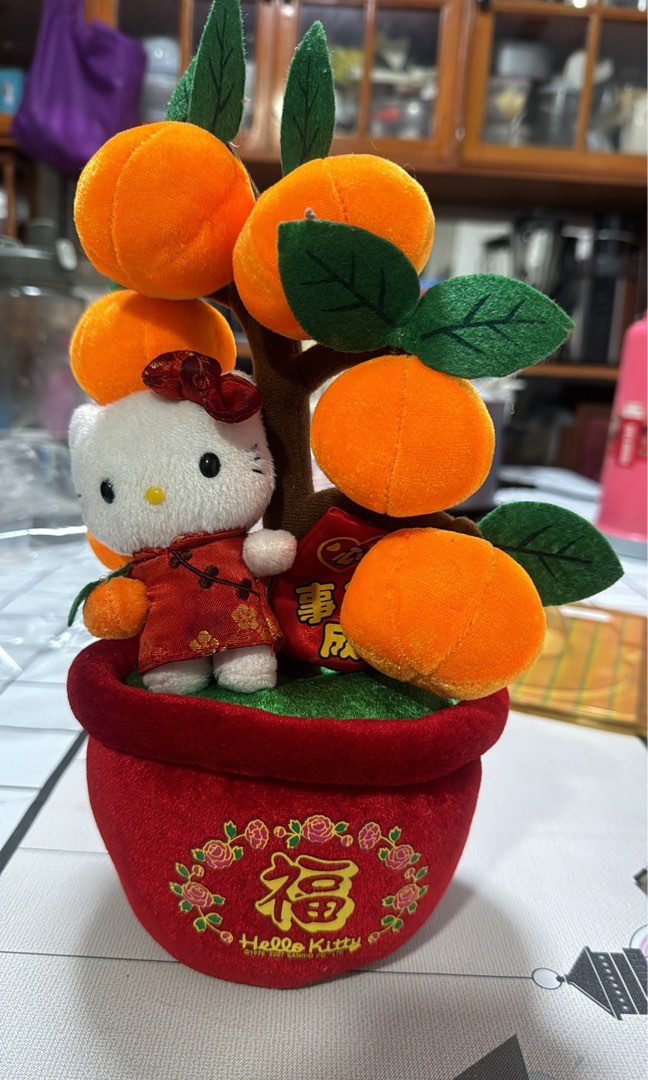 Rare Hello kitty lucky mandarin orange tree, Hobbies & Toys, Toys ...