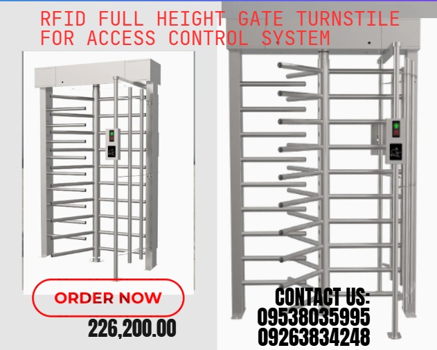 RFID Full Height Gate Turnstile for Access Control System, Everything Else, Others on Carousell