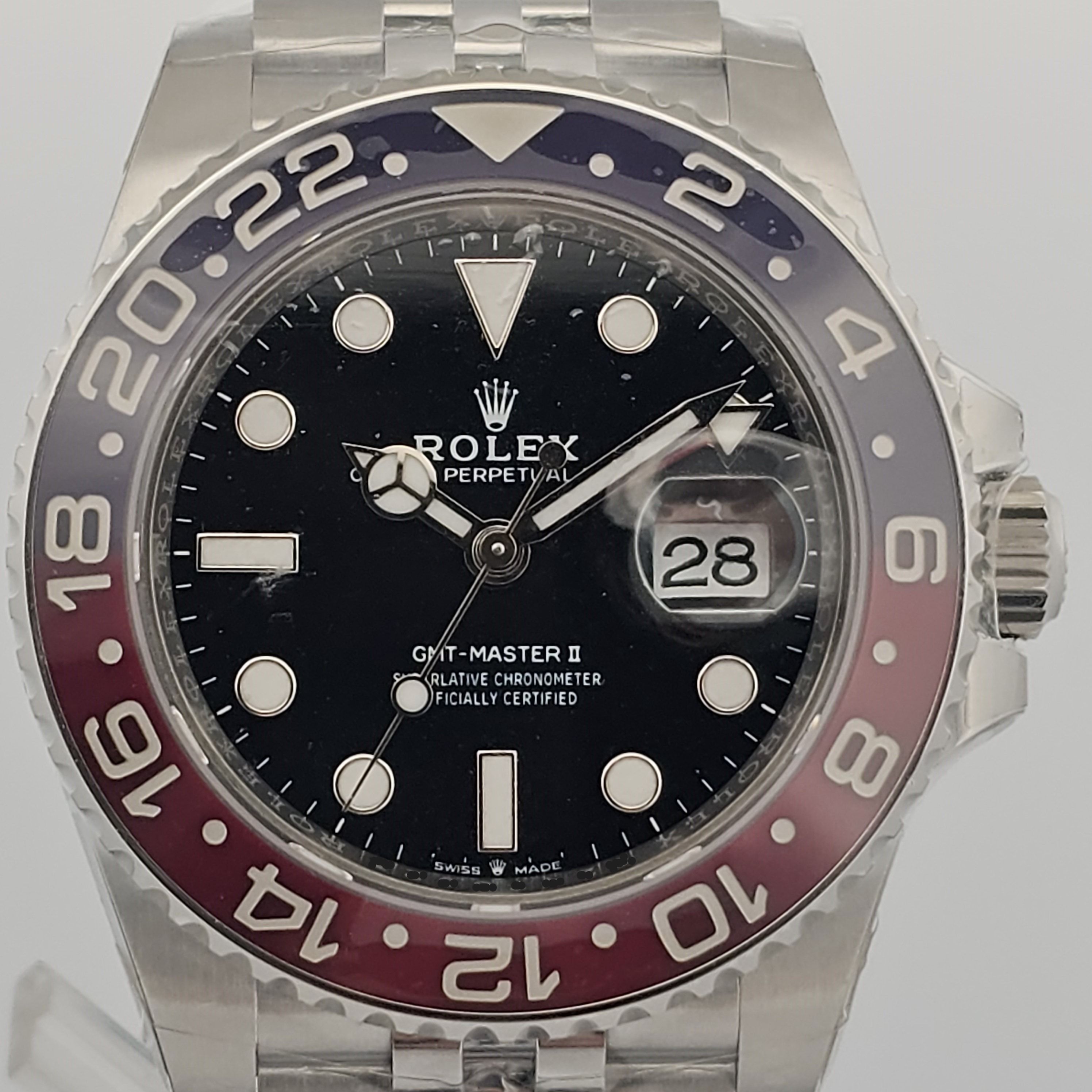 Rolex GMT-Master II Pepsi 126710BLRO (Full Sticker), Luxury, Watches on ...
