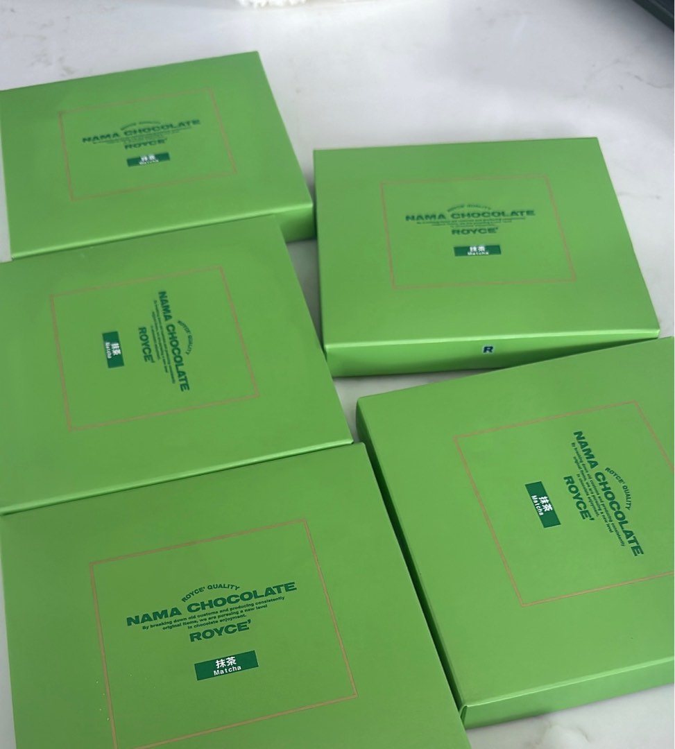 Royce Matcha Chocolate, Food & Drinks, Chilled & Frozen Food on Carousell