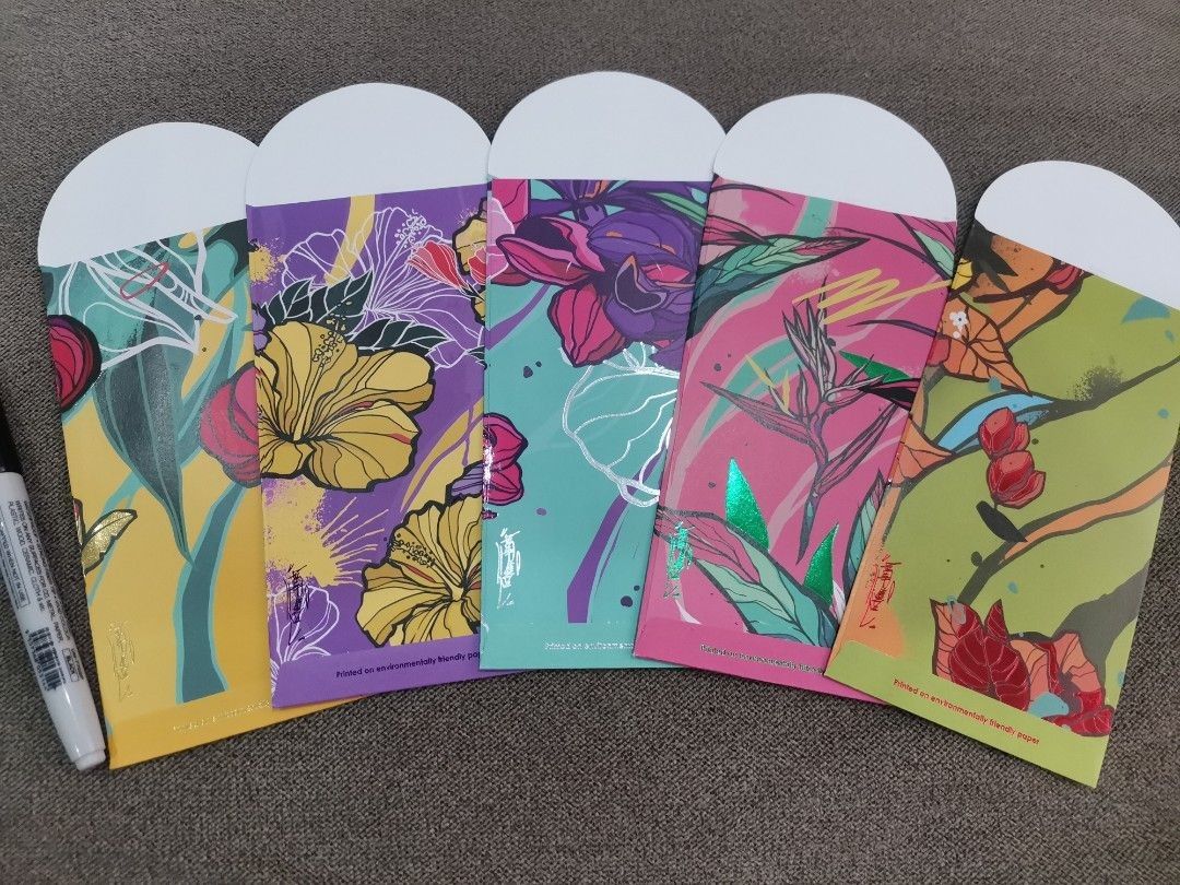 Sampul Duit Raya SDR Sunway Mall 2022 5 pcs in 1 Set, Hobbies & Toys ...