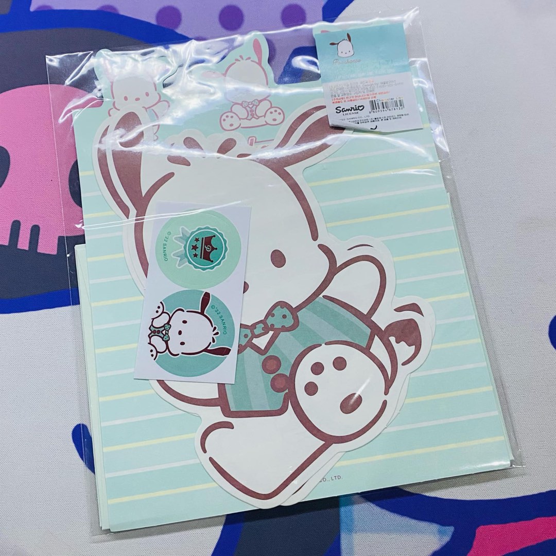 Sanrio Pochacco stationary letter set, Hobbies & Toys, Stationary ...
