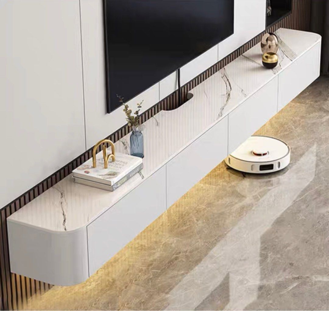 SEVRA Modern Floating TV Console, Furniture & Home Living, Furniture ...