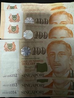 SGD $1000 Notes, Hobbies & Toys, Memorabilia & Collectibles, Currency ...