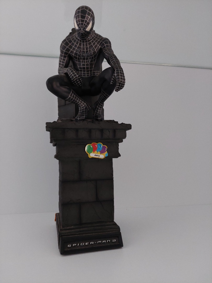 Sideshow Spider-man 3 Statue, Black Symbiote Suit, #1427/2000;(No Box ...