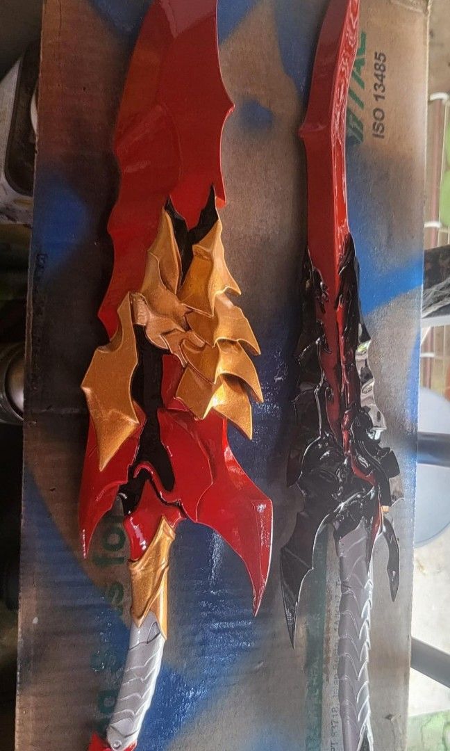 Solo Leveling Kamish's Wrath 3D Printed Prop, Hobbies & Toys ...