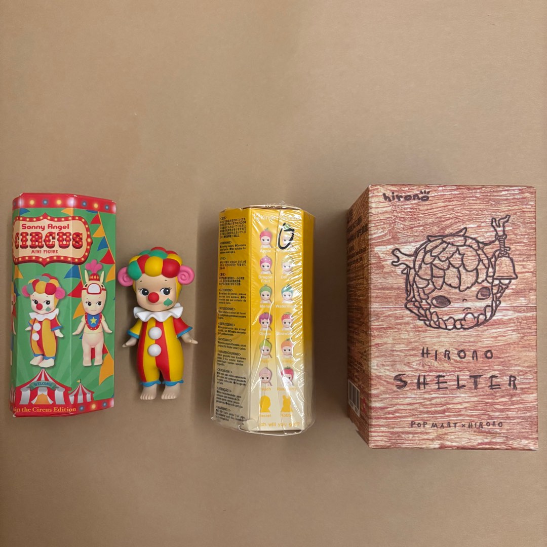 Sonny Angel Clownsheep + Hirono Circus SET, Hobbies & Toys, Toys ...