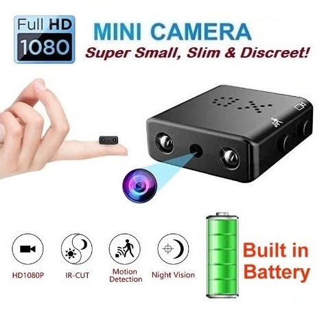 Super Mini Size & Discreet! Wireless CCTV Security Camera Hidden Spy ...