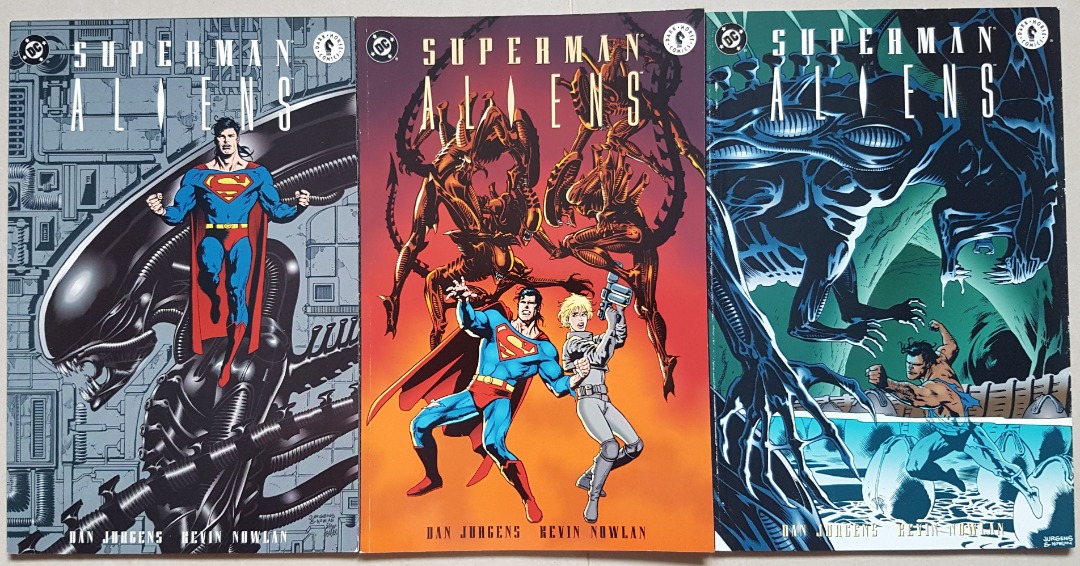 SUPERMAN ALIENS (set of 3), Hobbies & Toys, Books & Magazines, Comics ...
