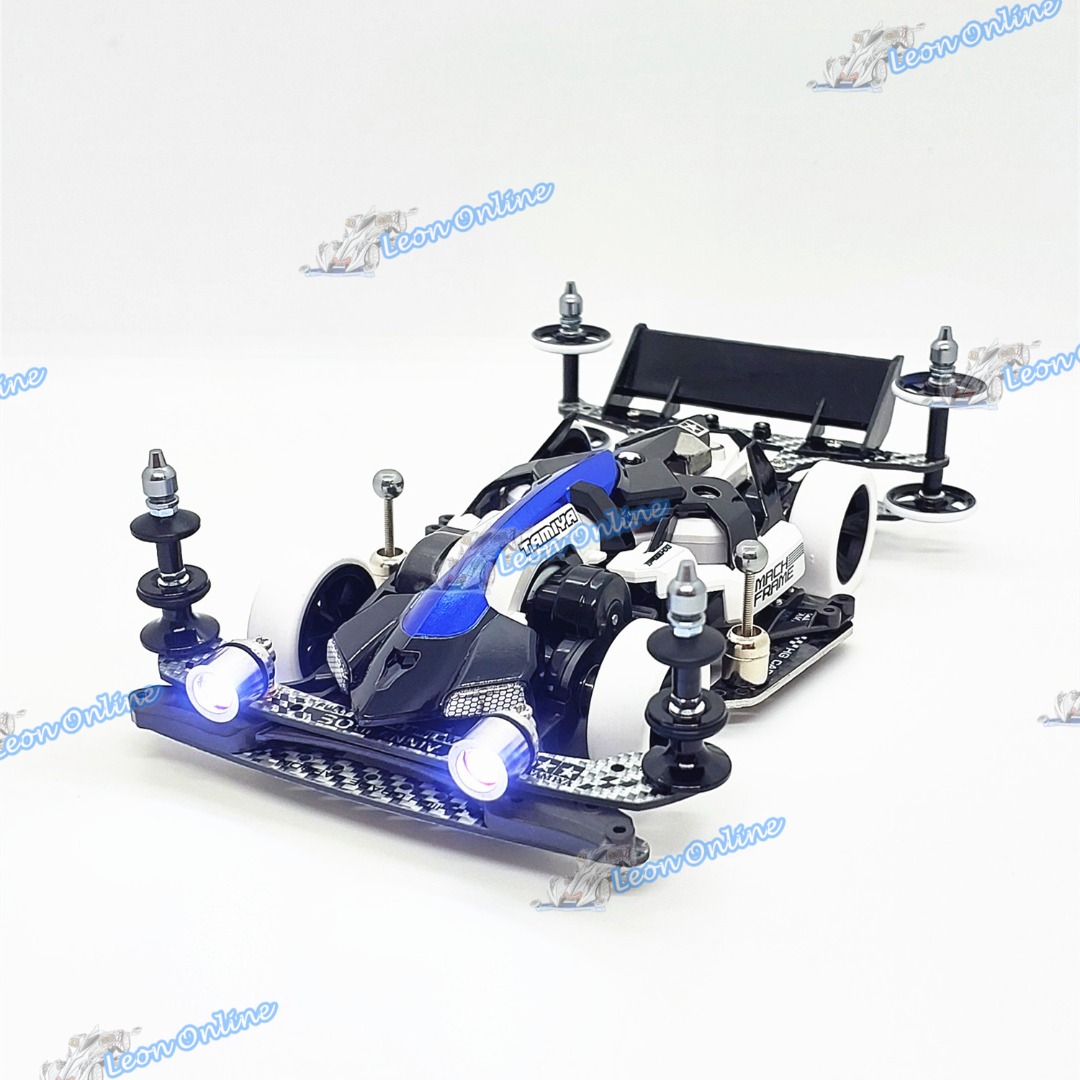 Tamiya Mini 4WD Mach Frame FMA Chassis Modified Black Theme, Hobbies ...