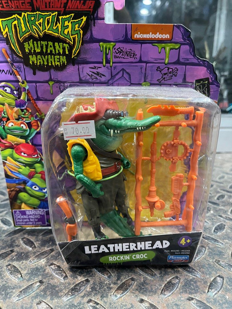 Teenage Mutant Ninja Turtles TMNT Nickelodeon Leatherhead Rockin Croc ...