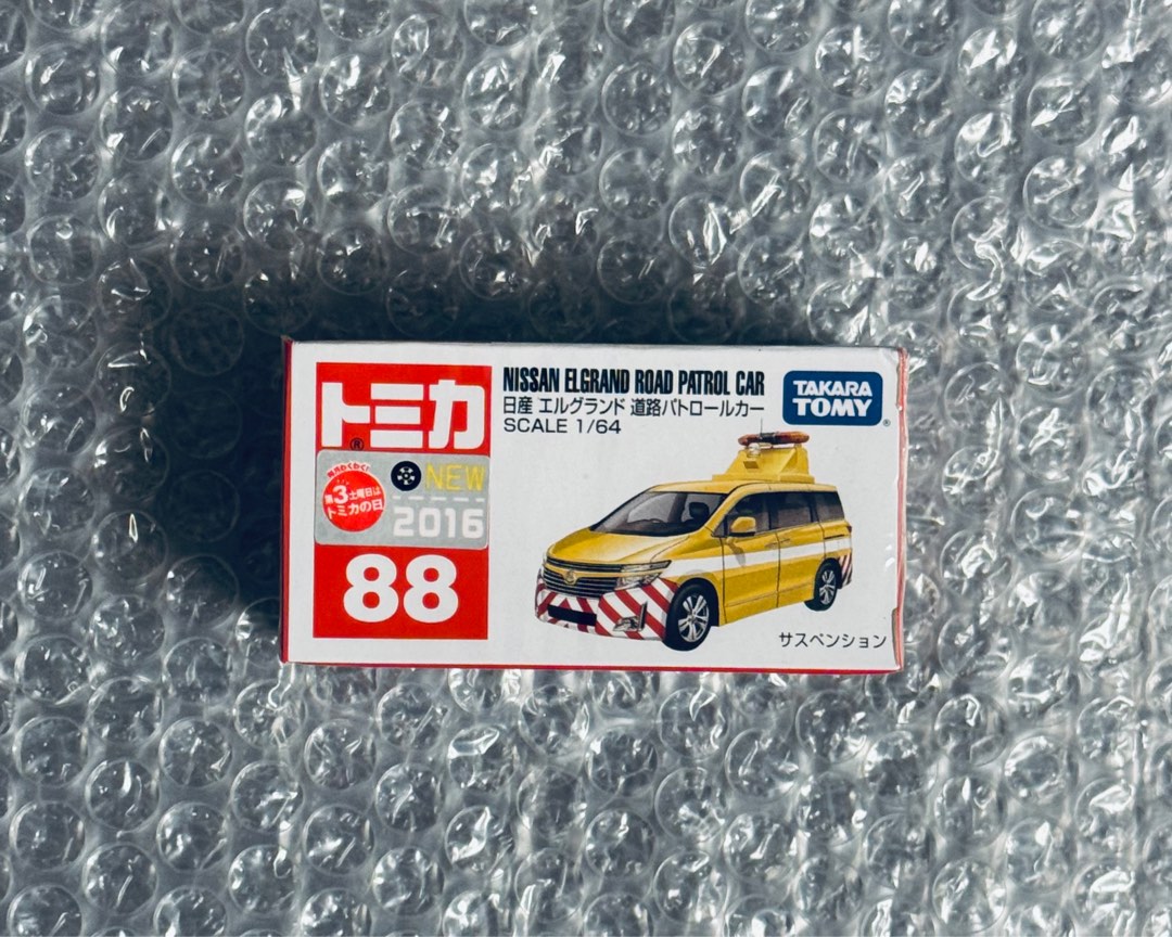 Tomica Tomy Tomytec Limited Vintage 多美卡 #88 Nissan Elgrand Road Patrol Car (初回 特別仕樣), 家庭電器, 其他家庭 ...
