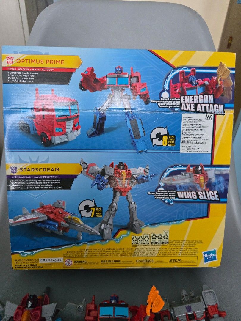 Transformer optimus prime starscream megatron open to trade for ...