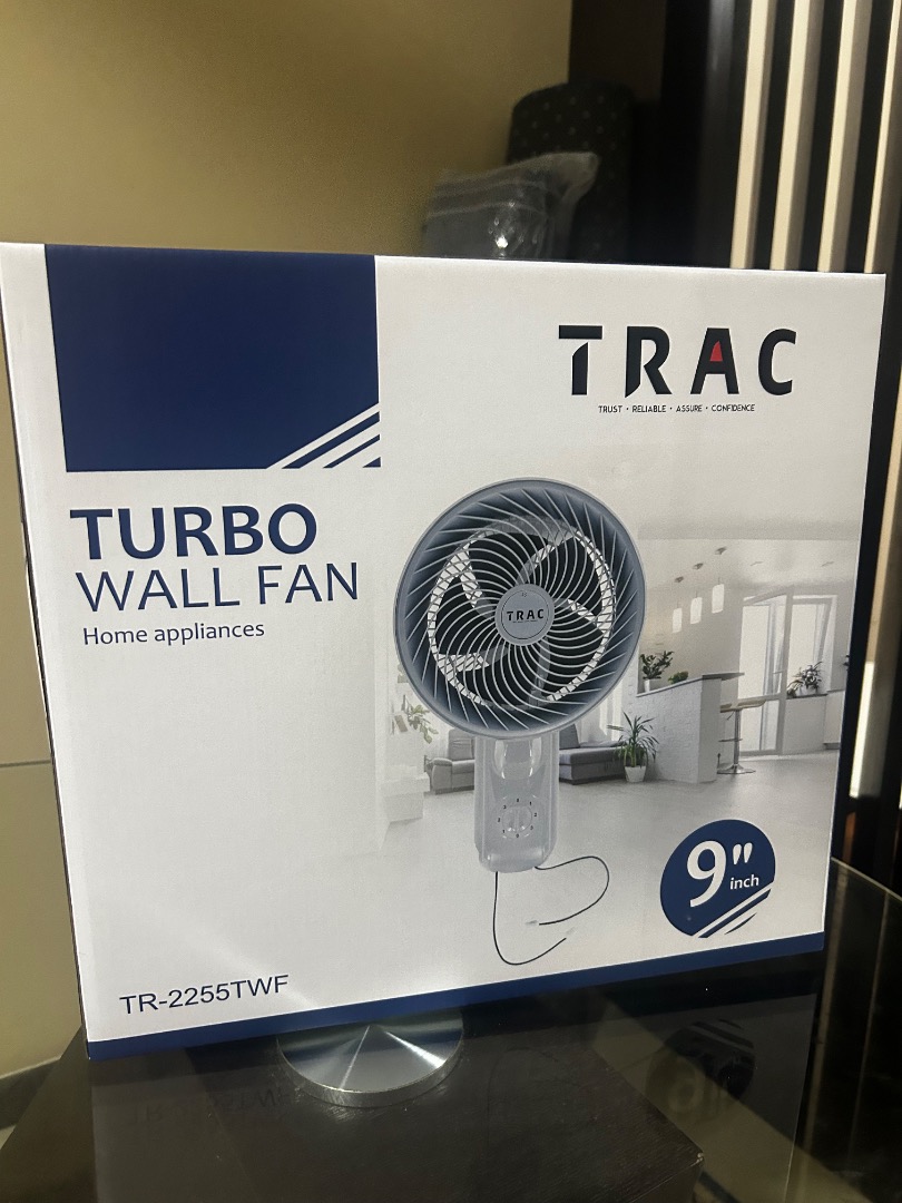 TURBO WALL FAN, Furniture & Home Living, Lighting & Fans, Fans on Carousell