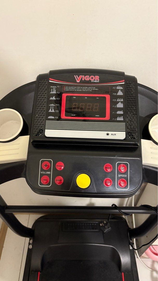Vigor Fitness Treadmill 3.5hp TR500, Sports Equipment, Other Sports ...