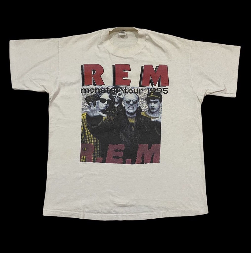 Vintage 90s REM Tour T Shirt, Men's Fashion, Tops & Sets, Tshirts ...