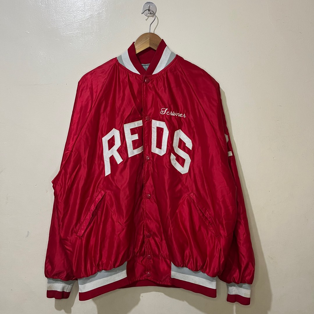 Vintage Cincinnati Reds Baseball Varsity Jacket, Men's Fashion, Coats ...
