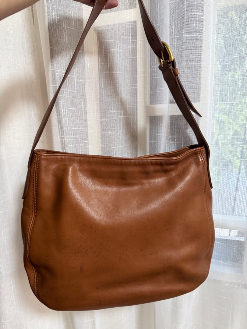 Vintage Coach Soho Zip Hobo in British Tan, Luxury, Bags & Wallets on ...
